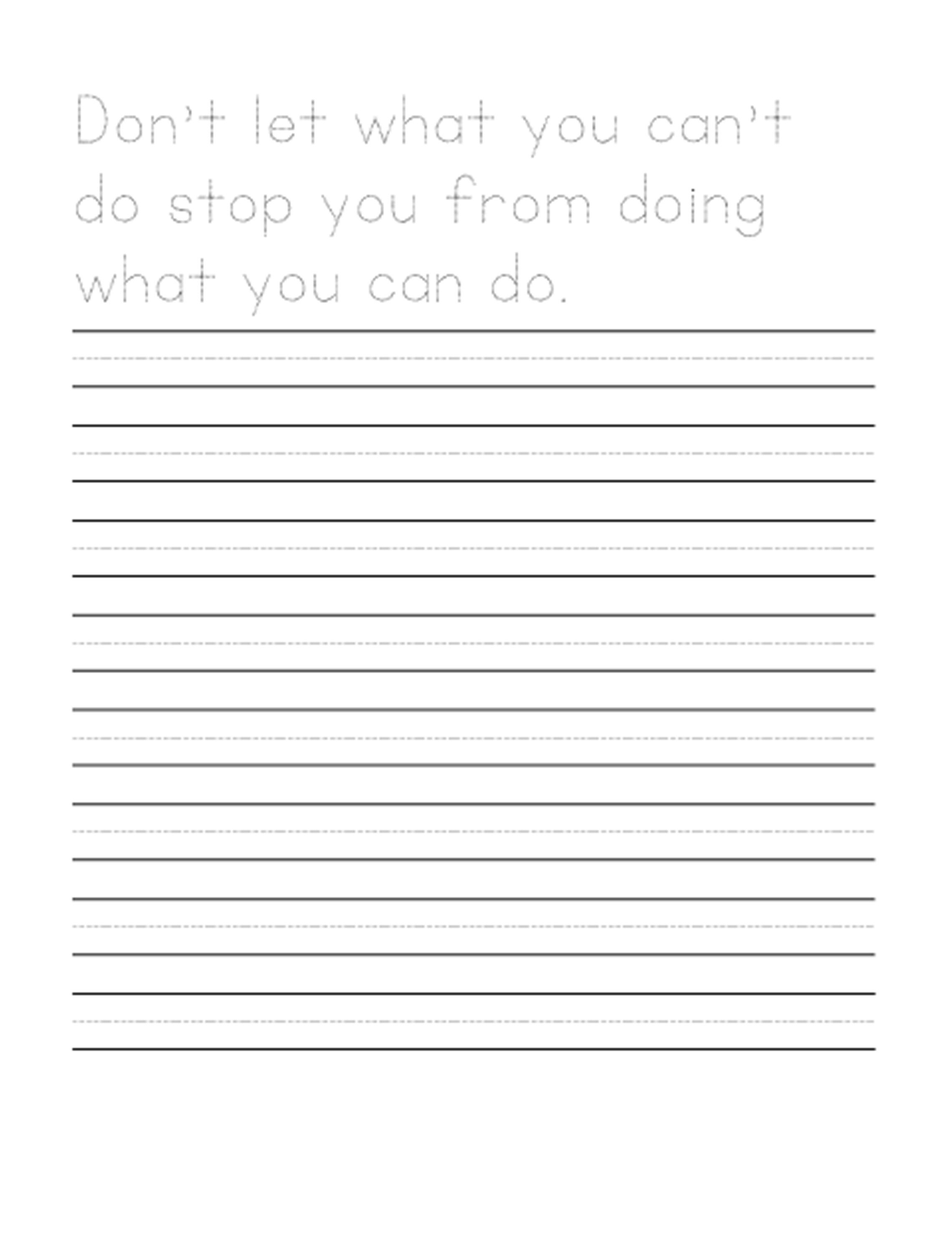 30 Inspirational Quotes for Kids, Copywork, Print Font - Etsy