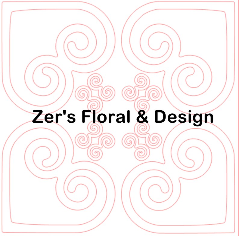 SVG IB Hmong Flower Heart Hmong Svg Print Printable - Etsy