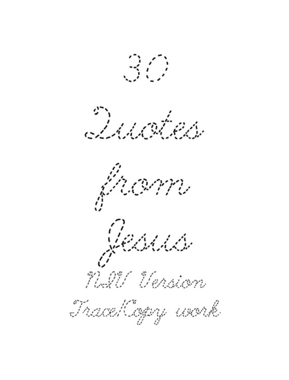 Printable Cursive Quotes