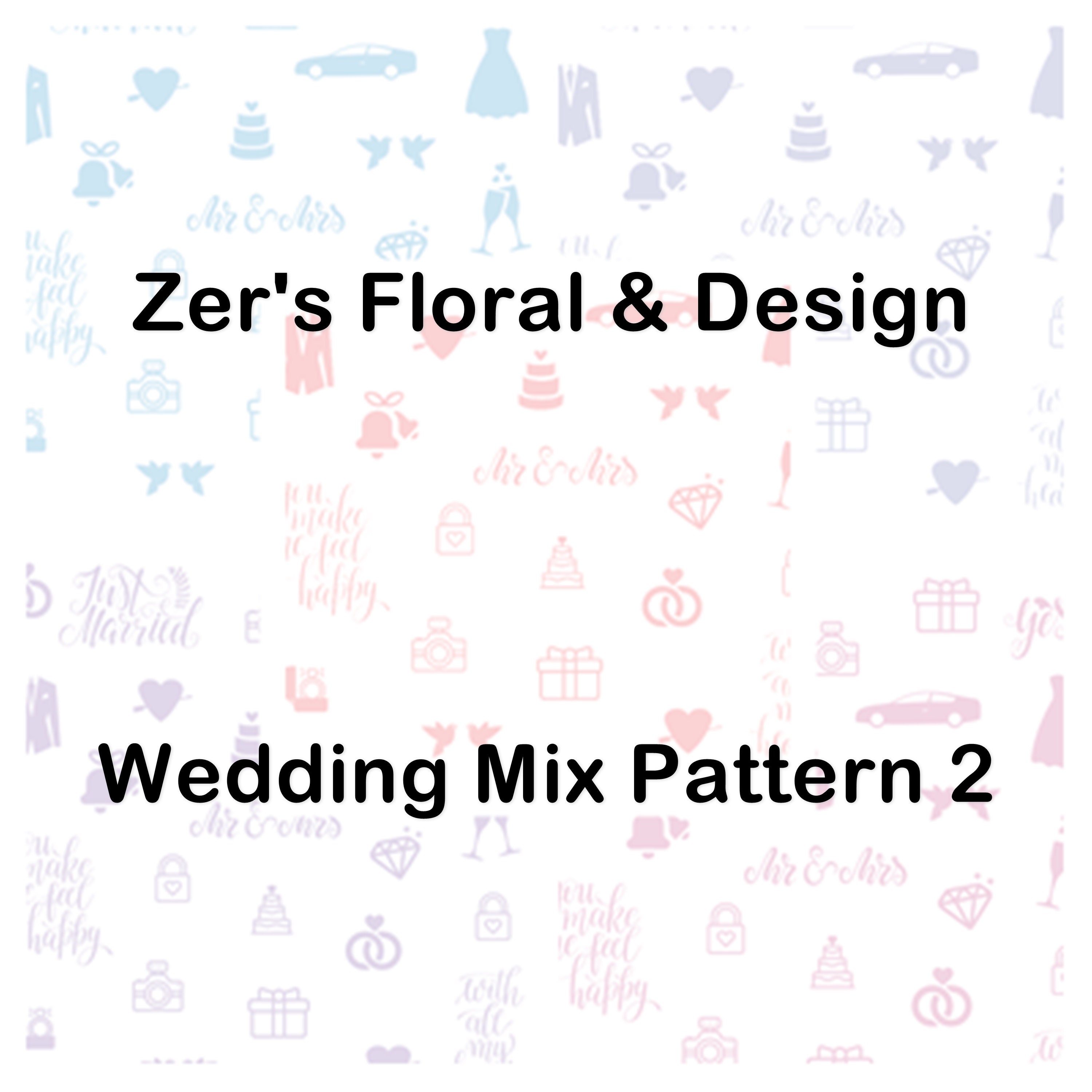 Wedding PNG Wedding Background Pattern 2 Just Married - Etsy