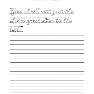 ESV Scripture Copywork Cursive With Arrows, 30 Quotes From Jesus, Trace ...