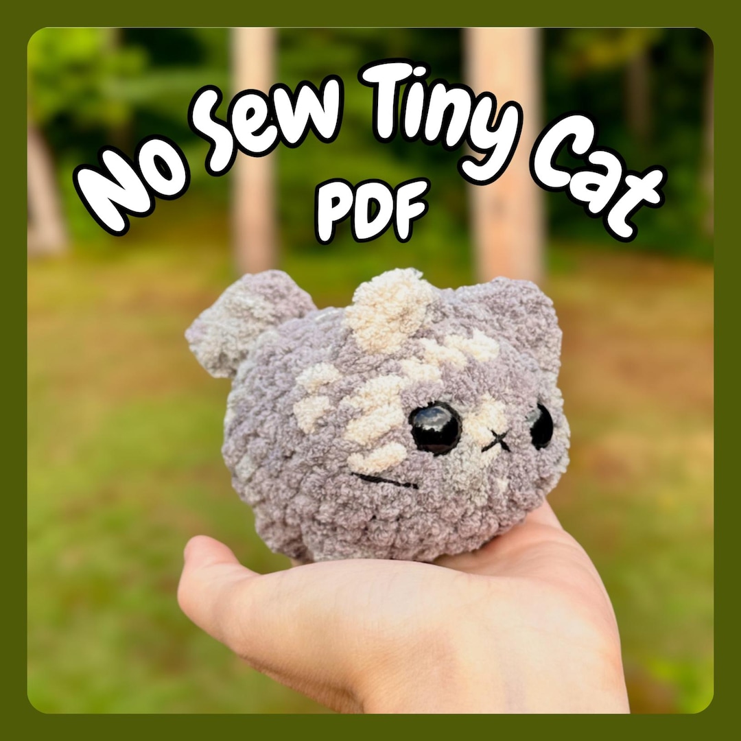 No Sew Mini Loaf Cat Crochet Pattern Make Your Own Amigurumi Plushie - Etsy