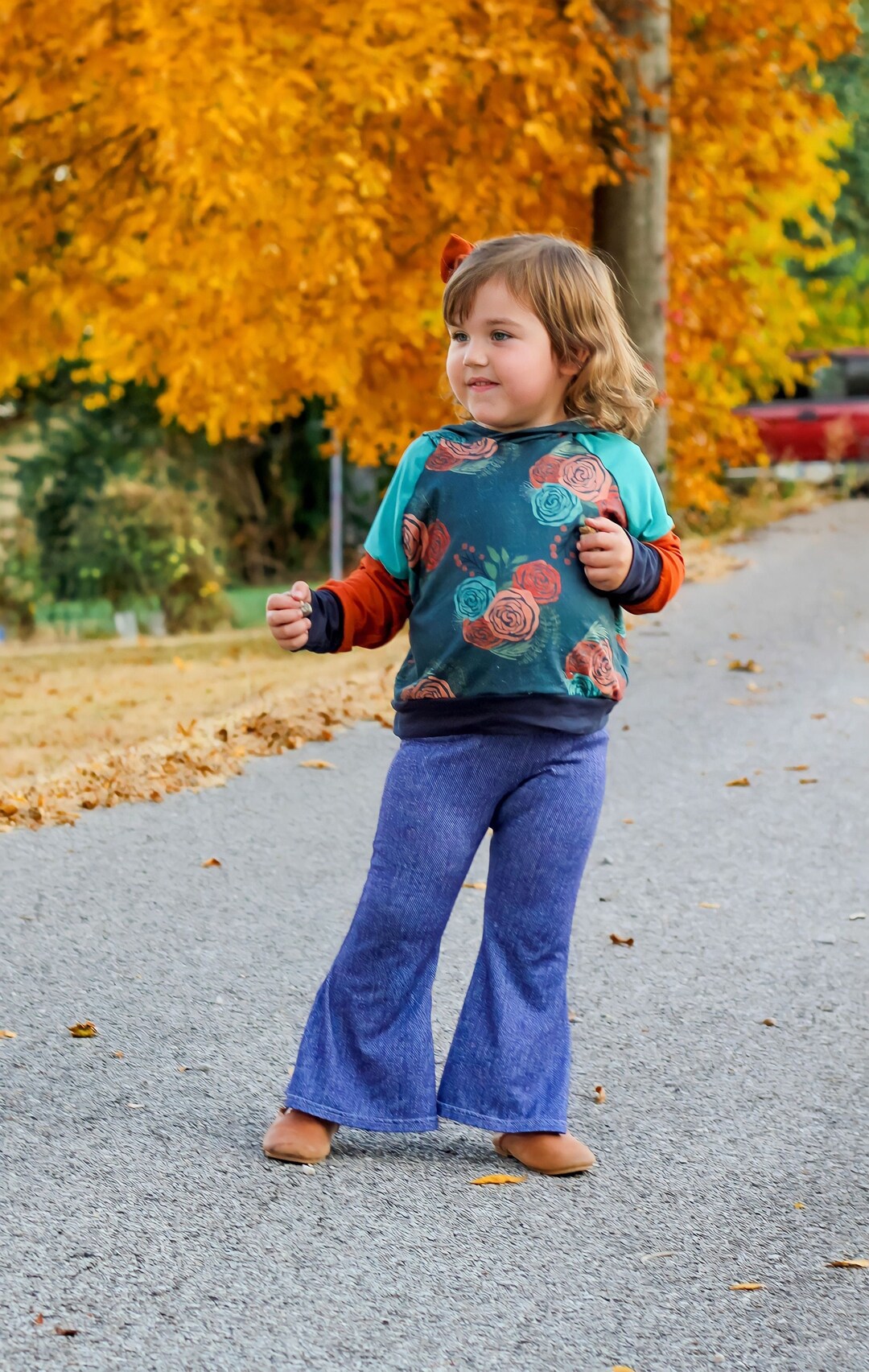 Kids Bell Bottoms Sewing Pattern, Flare Pants, Trendy Bell Leg (PDF ...