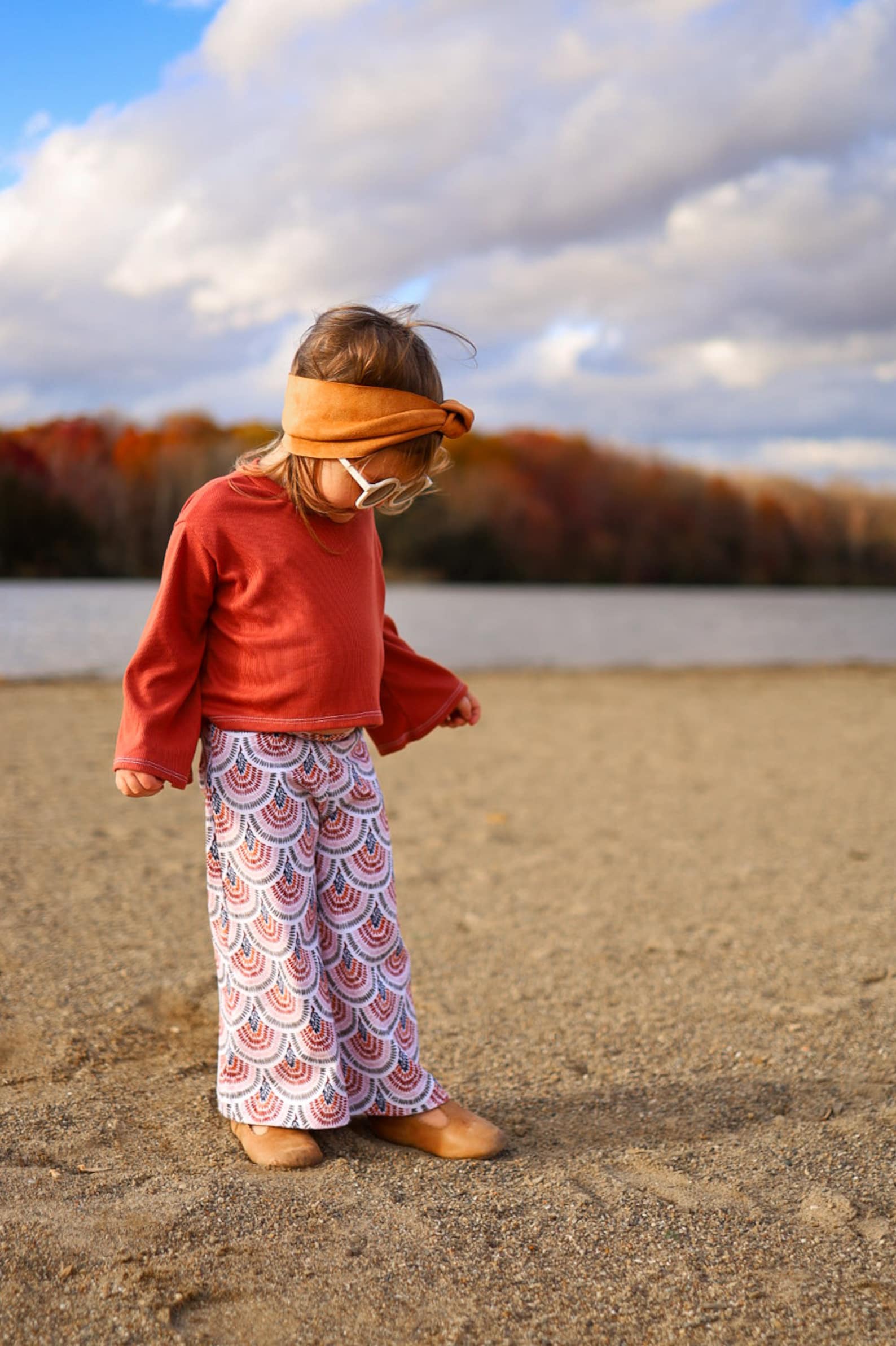 Kids Bell Bottoms Sewing Pattern, Flare Pants, Trendy Bell Leg (PDF ...