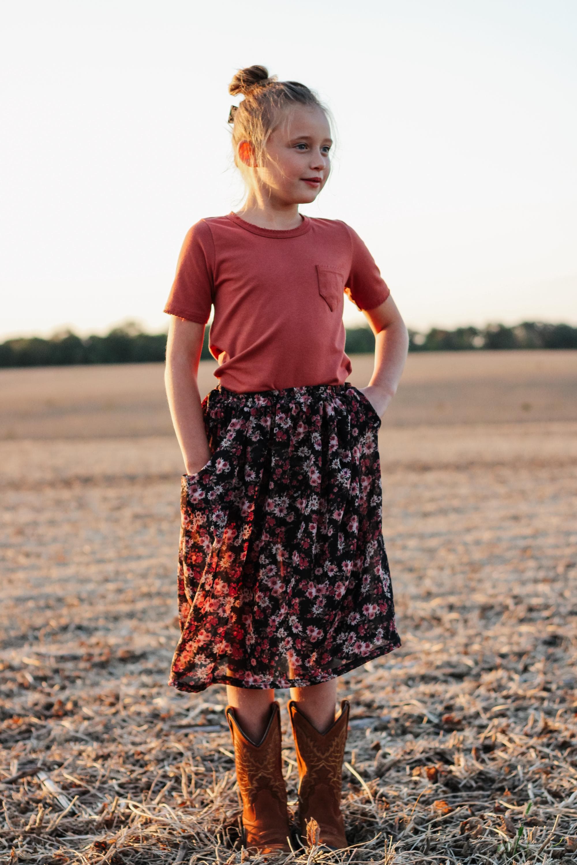 SMD Youth Lake Pants and Skirt PDF Sewing Pattern, Fall Skirt Sewing ...