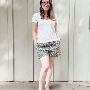 SMD Adult Lark Boxy Shorts PDF Sewing Pattern, Summer Sewing Pattern ...