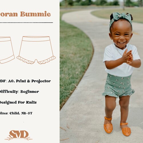 Easy Bummie Shorts PDF Sewing Pattern - Etsy