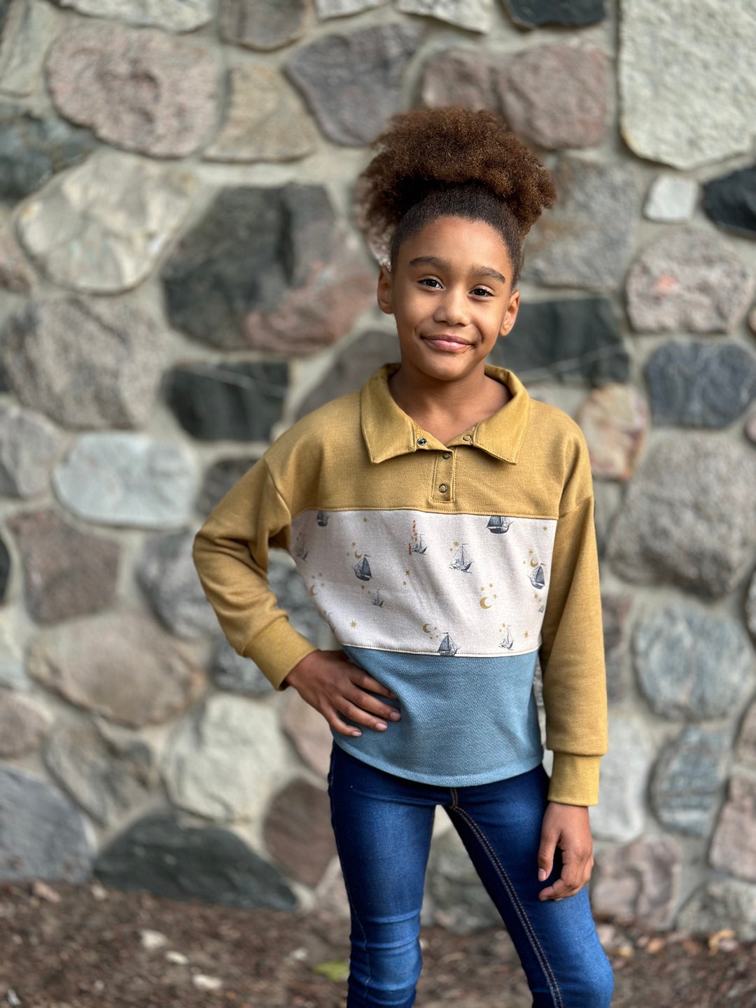 SMD Sterling Rugby Top Sewing Pattern, Polo Shirt Sewing Pattern ...