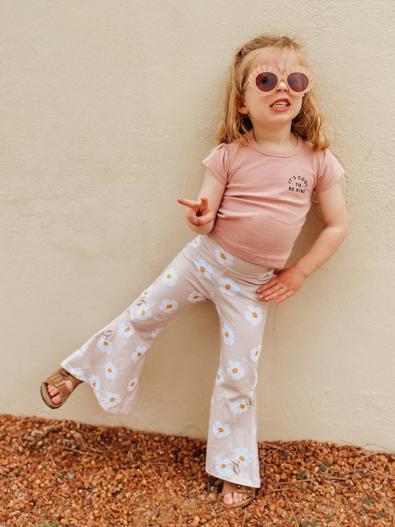 Kids Bell Bottoms Sewing Pattern, Flare Pants, Trendy Bell Leg (PDF ...