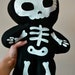 SMD Halloween Plush Sewing Pattern, Skeleton Plush Sewing Pattern, PDF ...