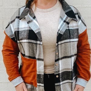 SMD Adult Kodiak Shacket PDF Sewing Pattern, Adult Sewing Pattern ...