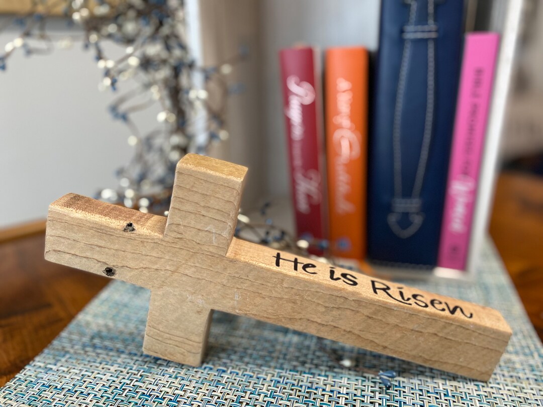 Leaning Rustic Cross - Etsy