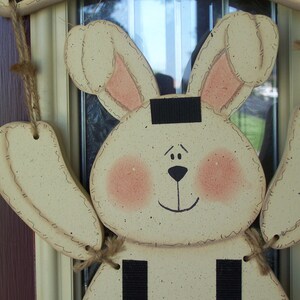 Welcome Bunny Door Decoration - Etsy