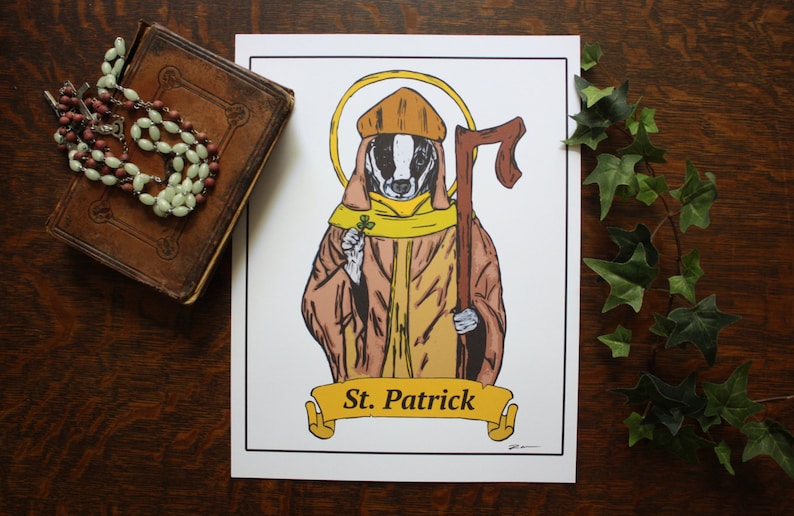 St Patrick: Badger - Etsy