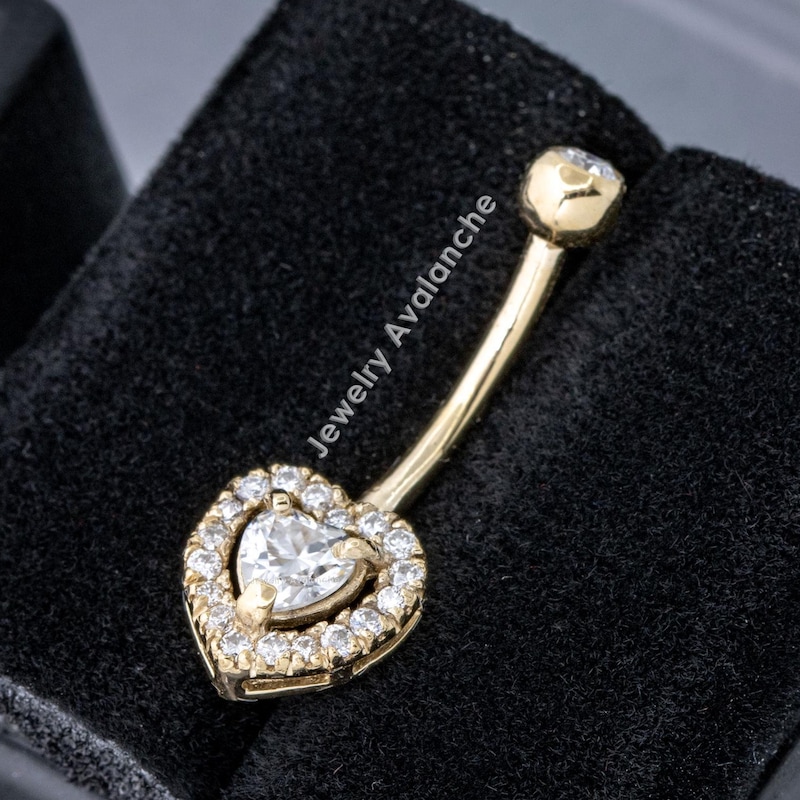 Gold Navel Ring - Etsy