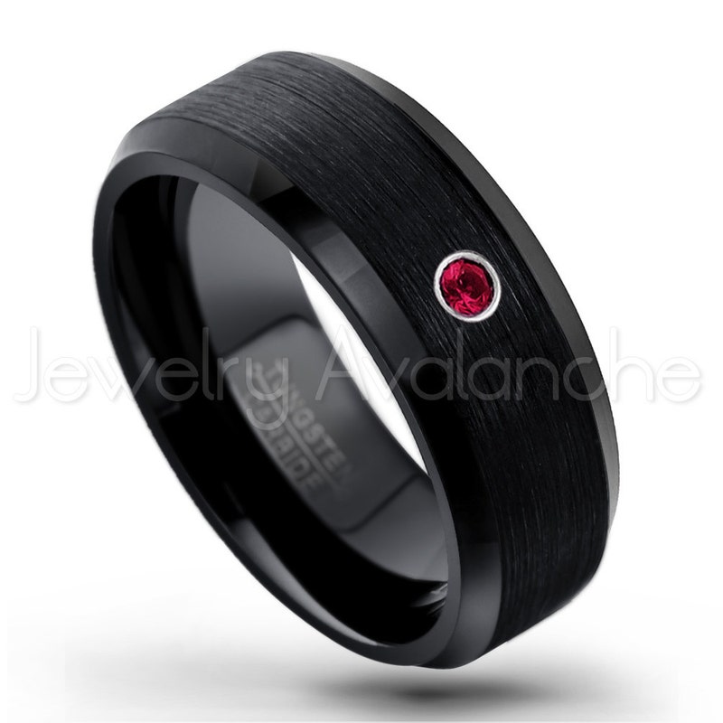 Tungsten Ruby Ring - Etsy