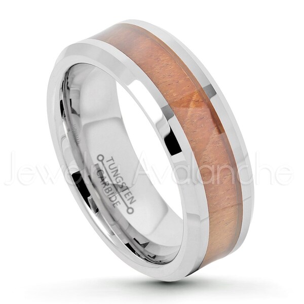 Wood Inlay Ring - Etsy