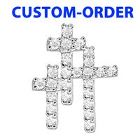 14K 16G Solid Gold Dermal Piercing/internally Threaded Dermal Anchor ...
