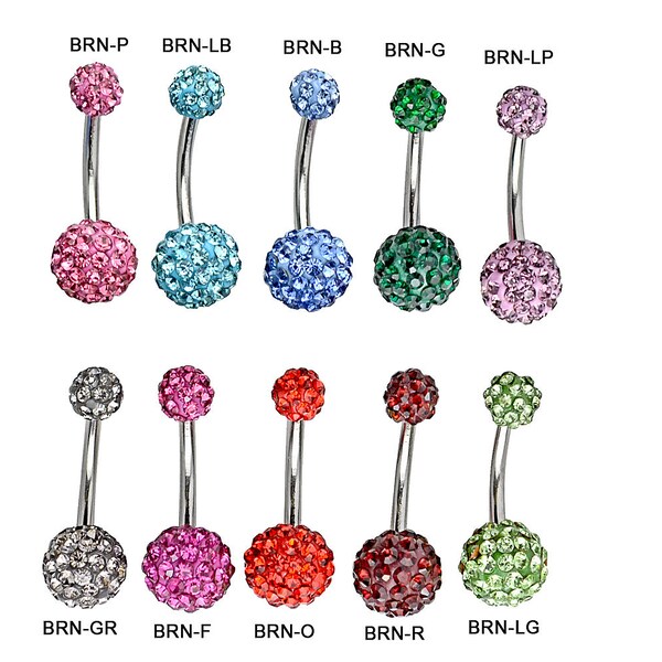 Sparkly Belly Ring - Etsy