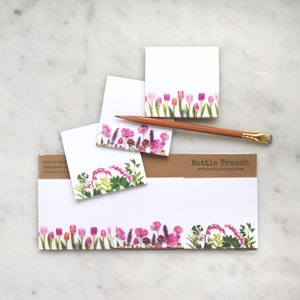 Sticky Notes in Botanical Designs Set of 3 - Etsy