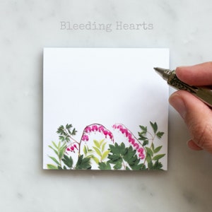 Sticky Notes in Botanical Designs Tulips, Ferns, Daffodils Botanical ...