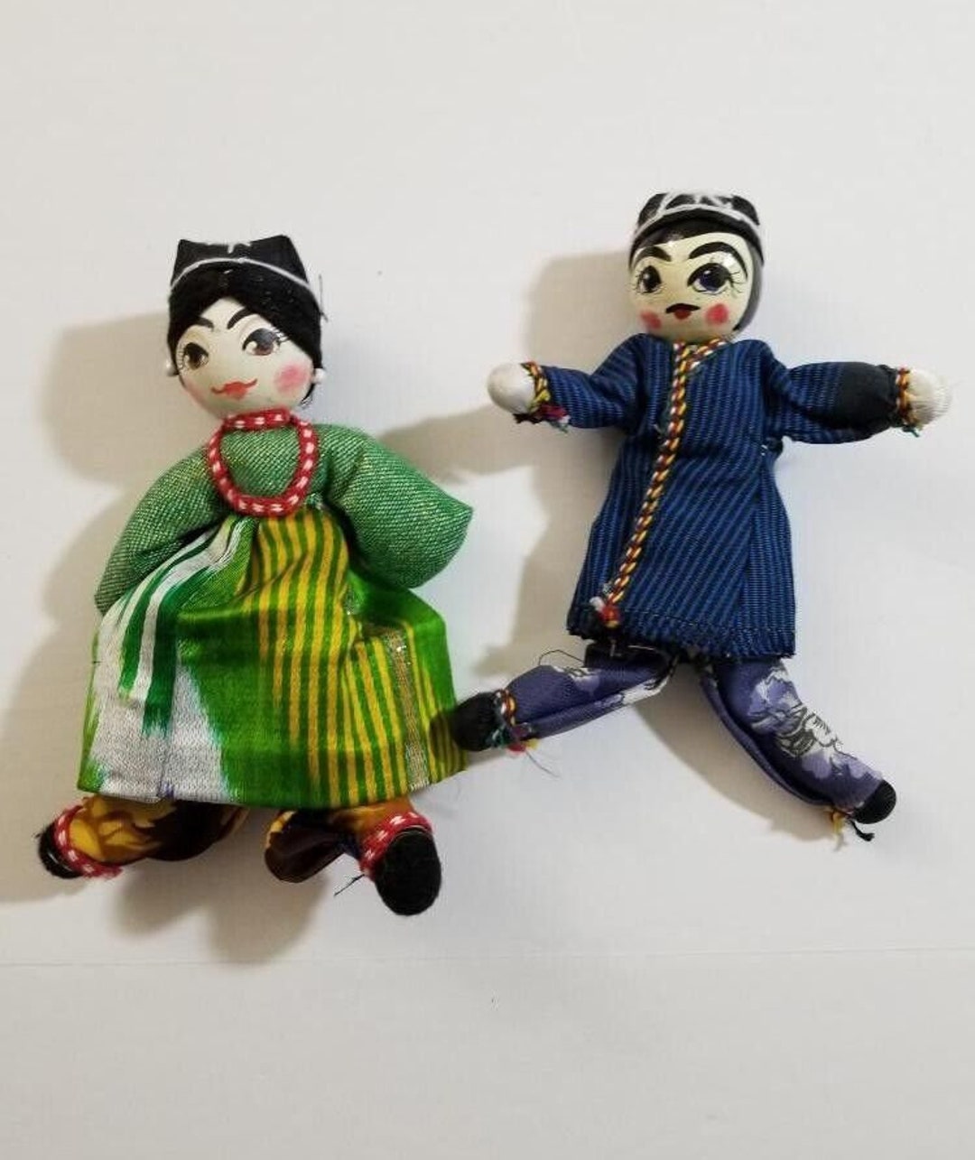 Vintage Kabir and Kabira Hand Made Dolls, New Old Stock, Couple Artisan ...