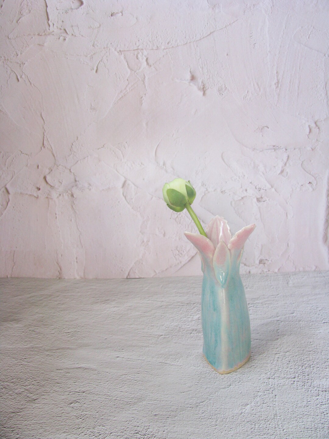 Triangle Mini Flower Vase / Spring Ceramic Vase / Mother's Day Gift by ...