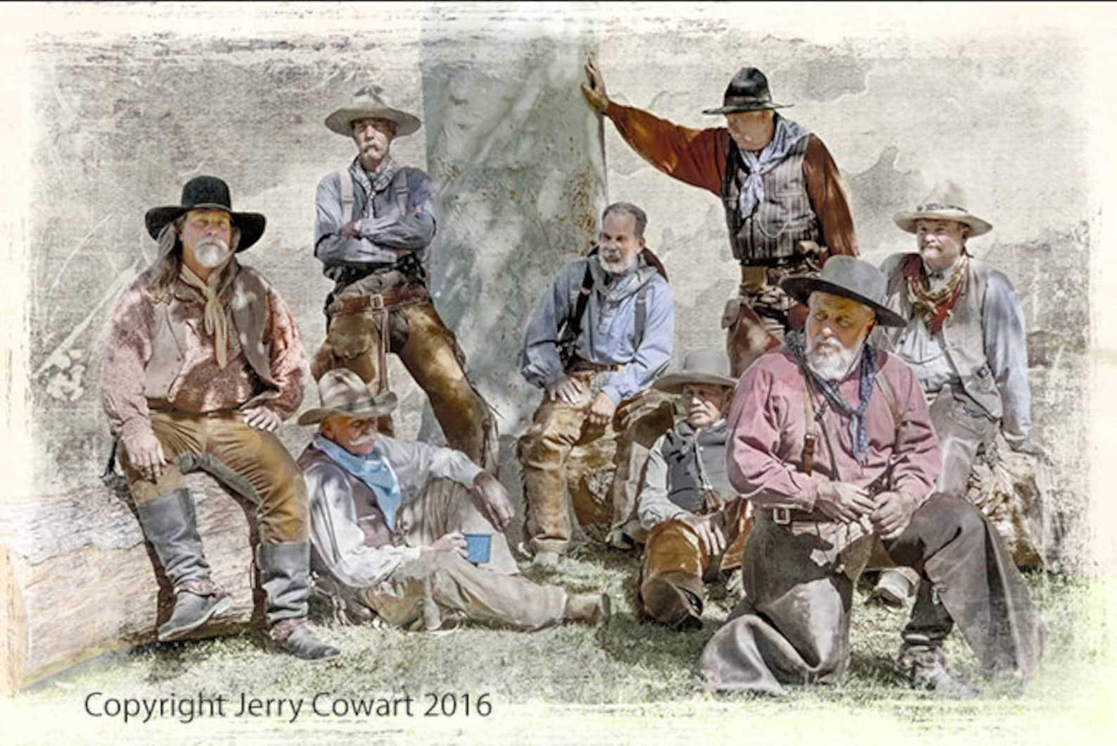 Cowboy Photography, Cowboys Wild West Photography Print, Cowboy Gang ...