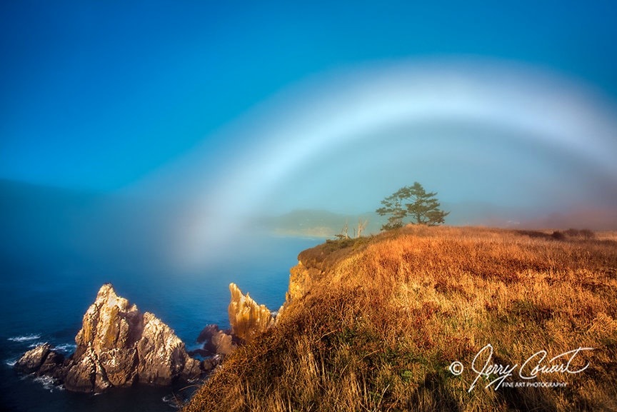 Rainbow Fogbow Over Oregon Ocean Bluff Fine Art Photograph - Etsy