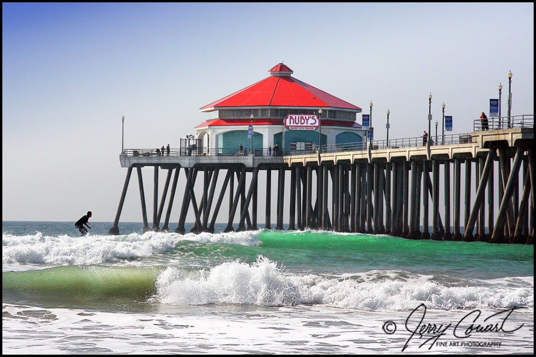 Reserved for Lee, Ruby's Cafe Huntington Beach Pier Art Photography ...
