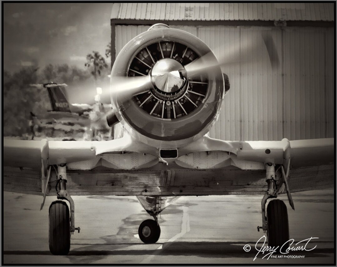 Vintage Airplane Photography, WW II Airplane Photography, North ...