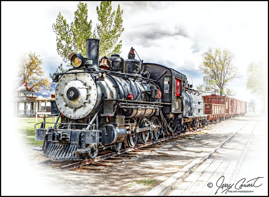 Locomotive Train Steam Engine Photography Print, Locomotive Steam Train ...