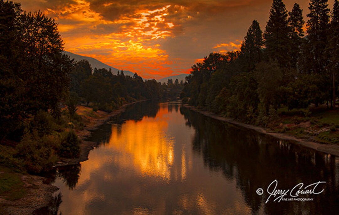 Sunset on the Rogue River Oregon Fine Art Prints, Sunset Art Prints ...