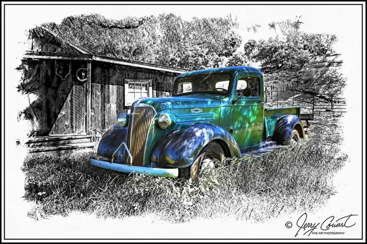 Vintage Chevy Truck, 1937 Chevy Pickup Photography Art Print, Old Chevy ...