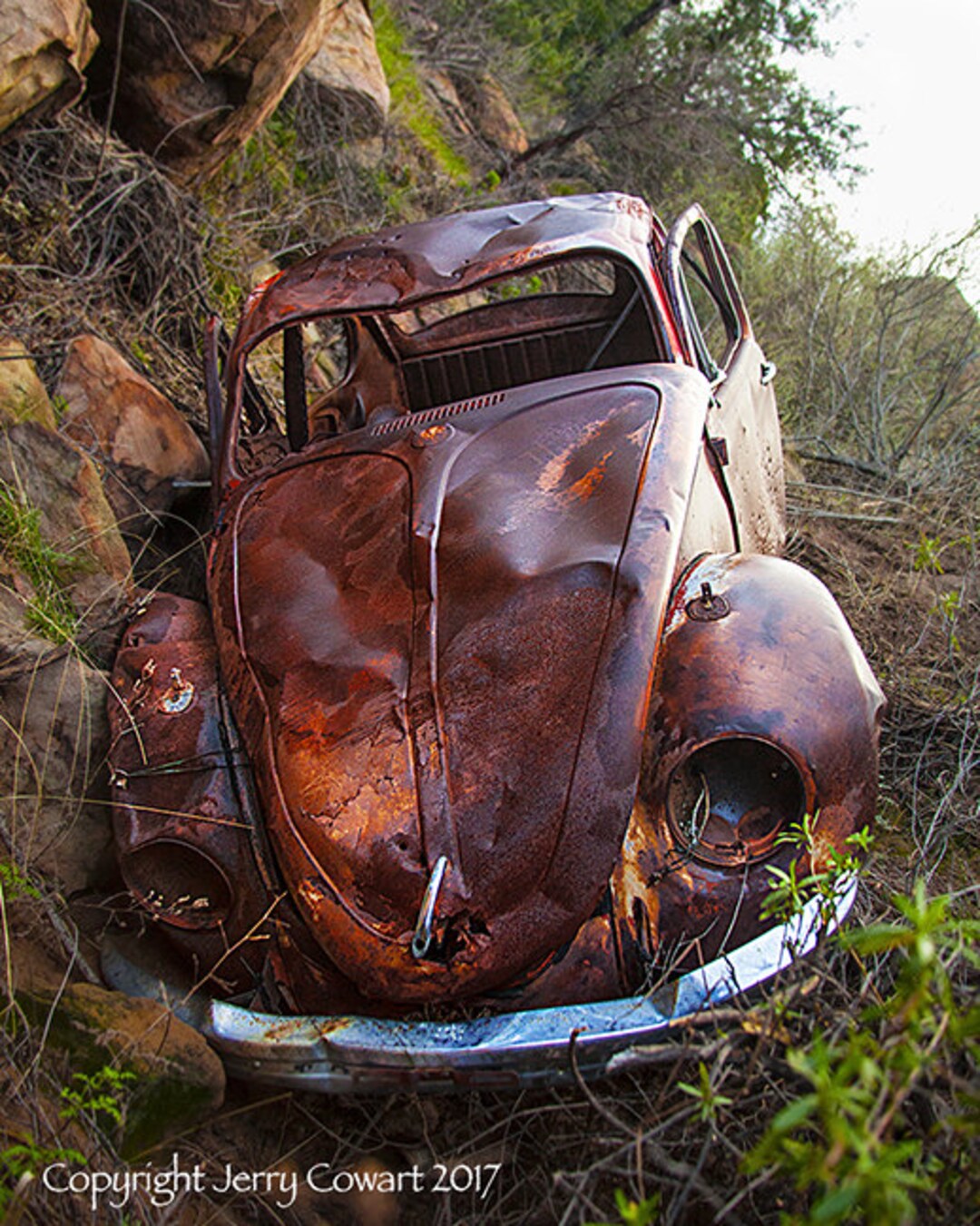 Rusty Volkswagen VW Bug Grunge Car Fine Art Photography Print VW Car ...