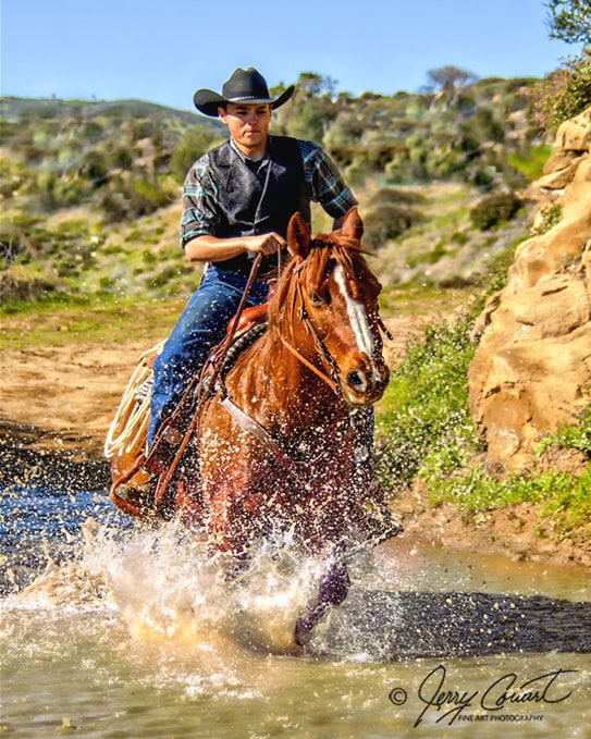 Cowboy Riding Horse, Cowboy Horse Photography Print, Western Fine Art ...