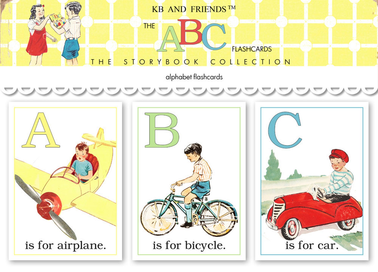 Digital ABC Flashcards / Alphabet Flash Cards/ 5" by 7" / Downloadable ...