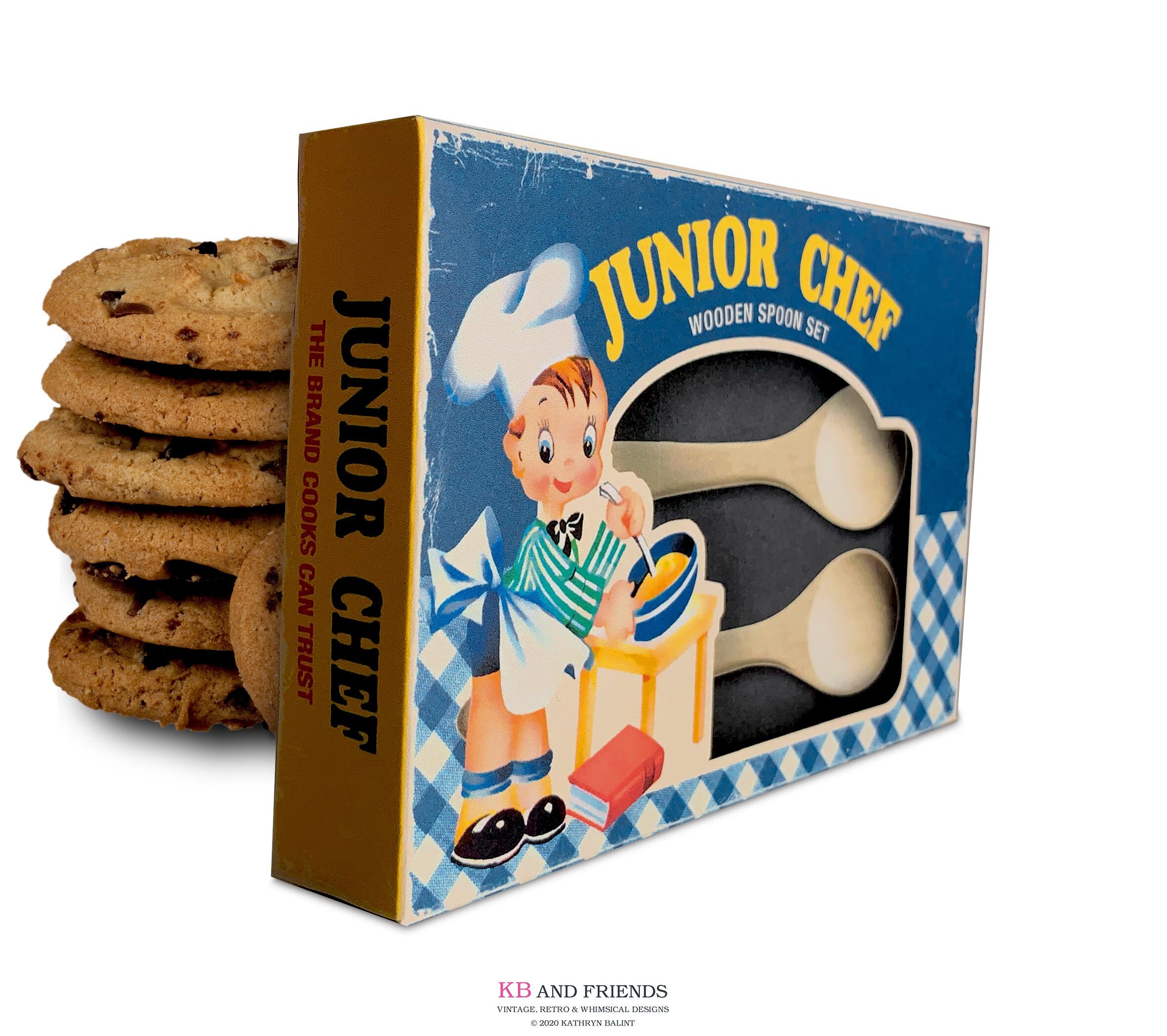 Printable Retro Chef Box / Kitchen Cooking Toys / 6 by - Etsy