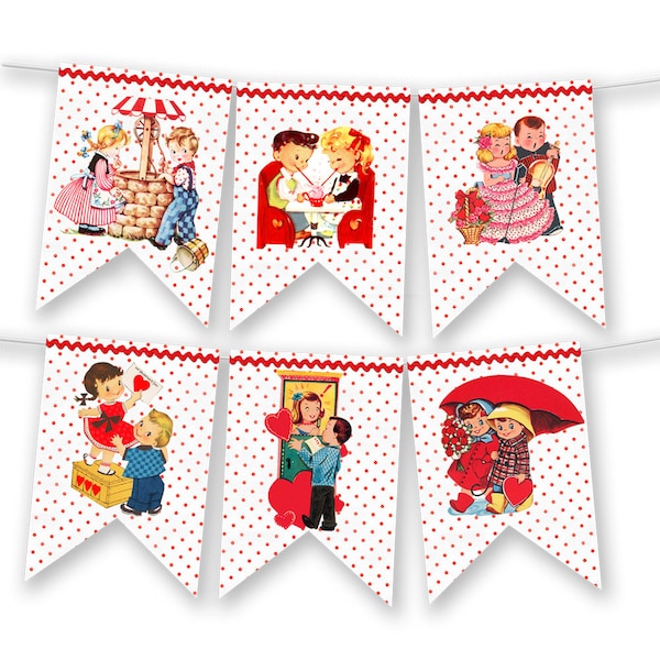 Valentine Day Banner - Etsy