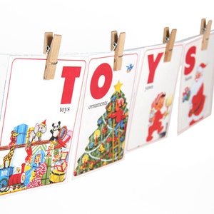 Digital Christmas ABC Flashcards / Alphabet Flash Cards/ Downloadable ...