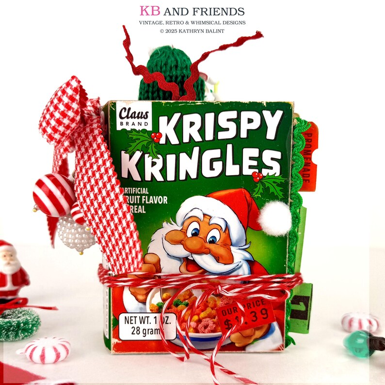 1970s Christmas Cereal Box Templates: Printable Santa, Elf, Reindeer ...