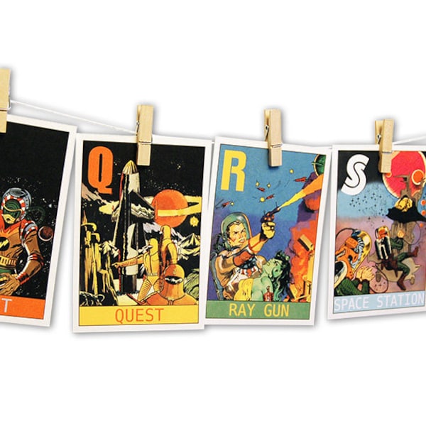 Alphabet Flashcards - Etsy