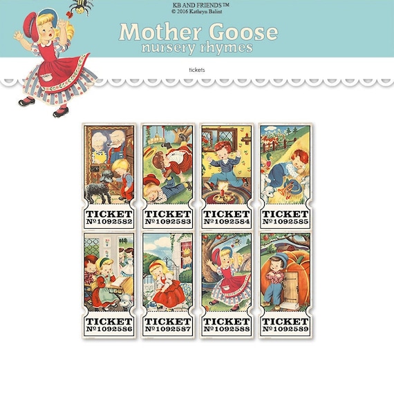 Mother Goose Nursery Rhyme Characters