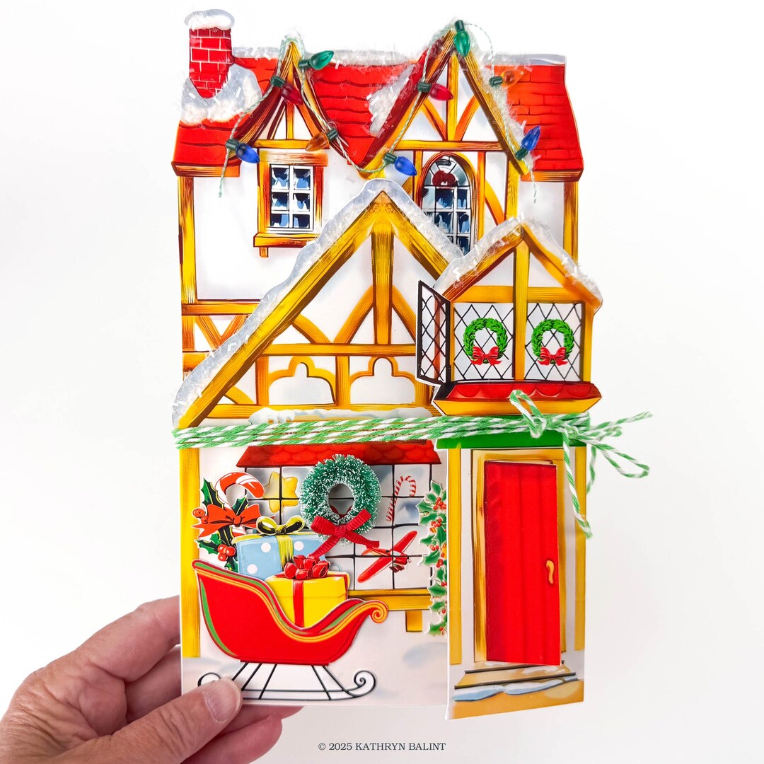 DIY Santa's Workshop Folio: Printable Christmas Card, Journal (digital ...