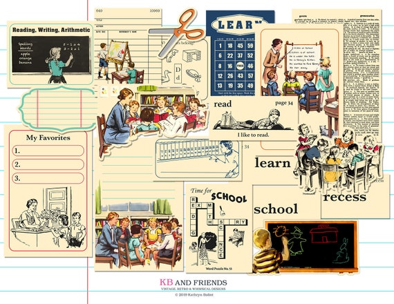 Papercraft Vintage Printable Green Library Card Front and Back Digital ...