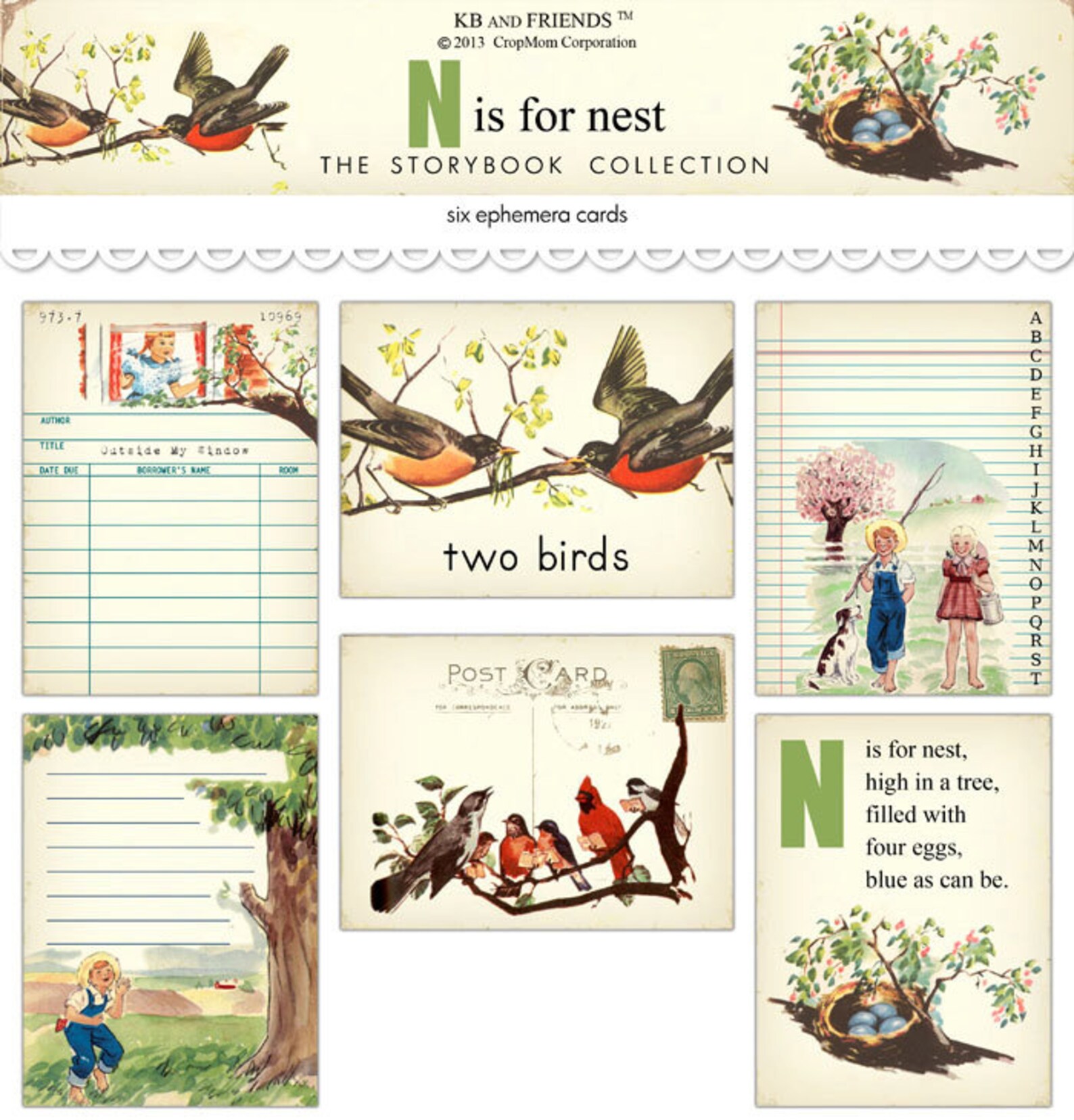 Nature Journaling Cards / Printable Cards / Digital Filler | Etsy