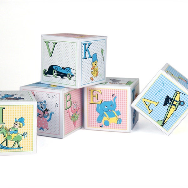 Abc Blocks - Etsy