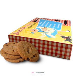 Printable Retro Toy Bake Set Box/ 5" X 7" X 1.25" Do-it-yourself Box ...