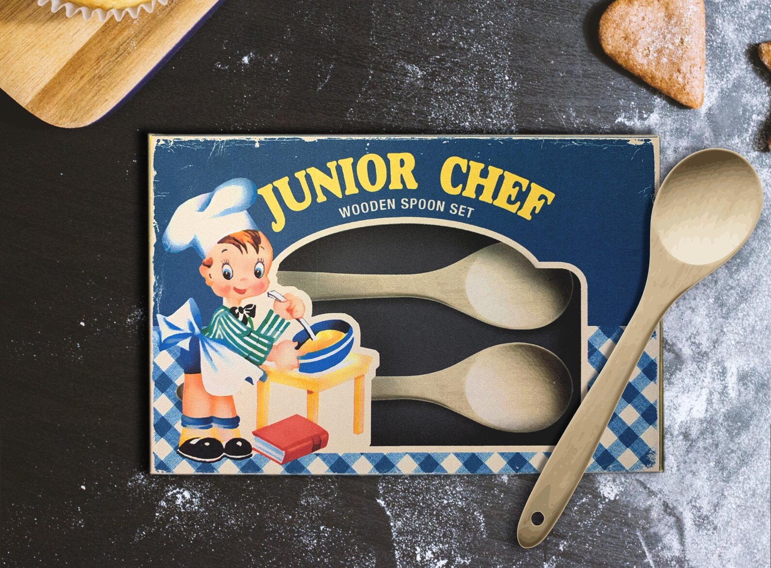 Printable Retro Chef Box / Kitchen Cooking Toys / 6 by - Etsy