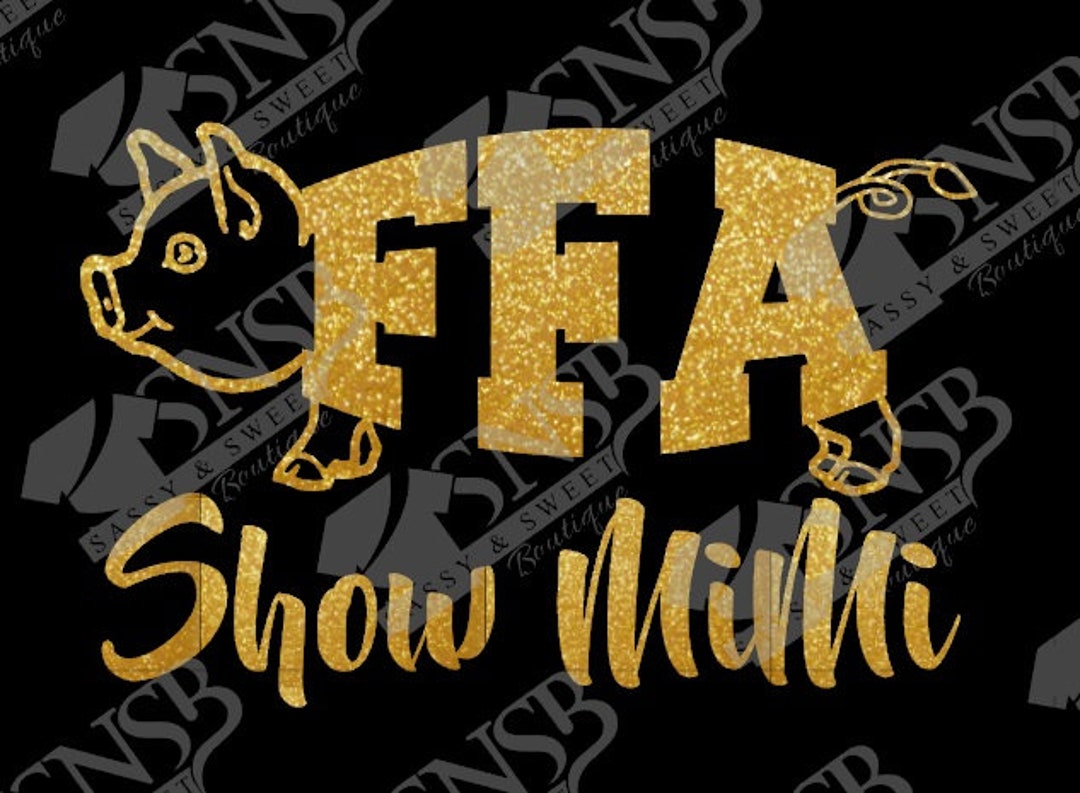 Pig Show Mimi SVG PNG - Etsy